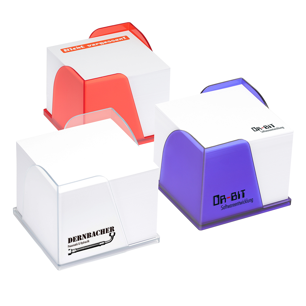 Zettelbox "Gamma" | gefrostet rot | 8035PC-F1